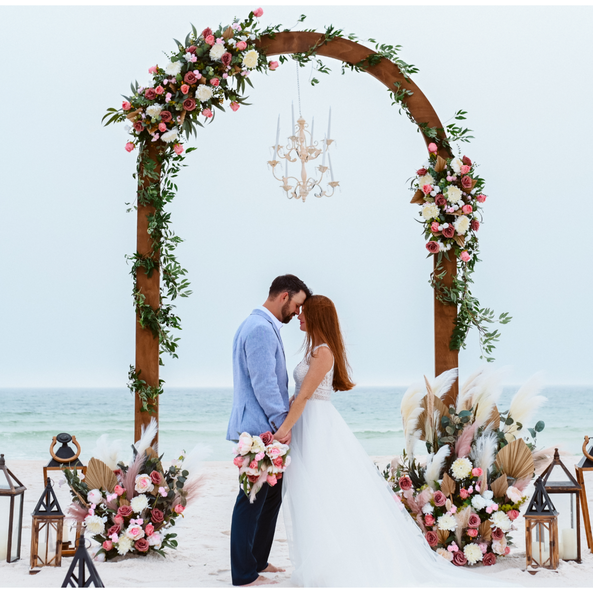 Wooden Dome Wedding Arbor Rental in Panama City Beach Florida – The ...